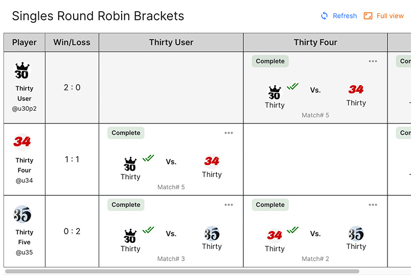 Badminton upcoming matches store
